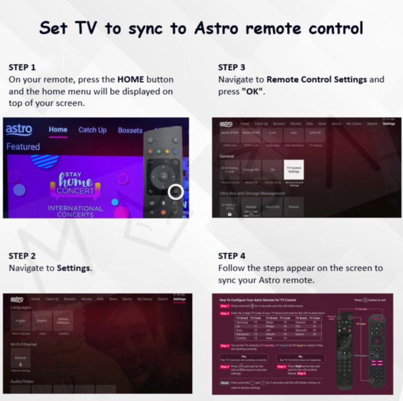 Astro Universal Remote Control Ulti Box | Astro 9 in 1 | Ulti Box ...