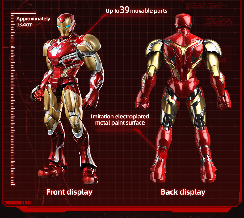 Mainan Model Plastik - Blokees Marvel Infinity Saga - Champion Class 01 Model Kit - Iron Man ...