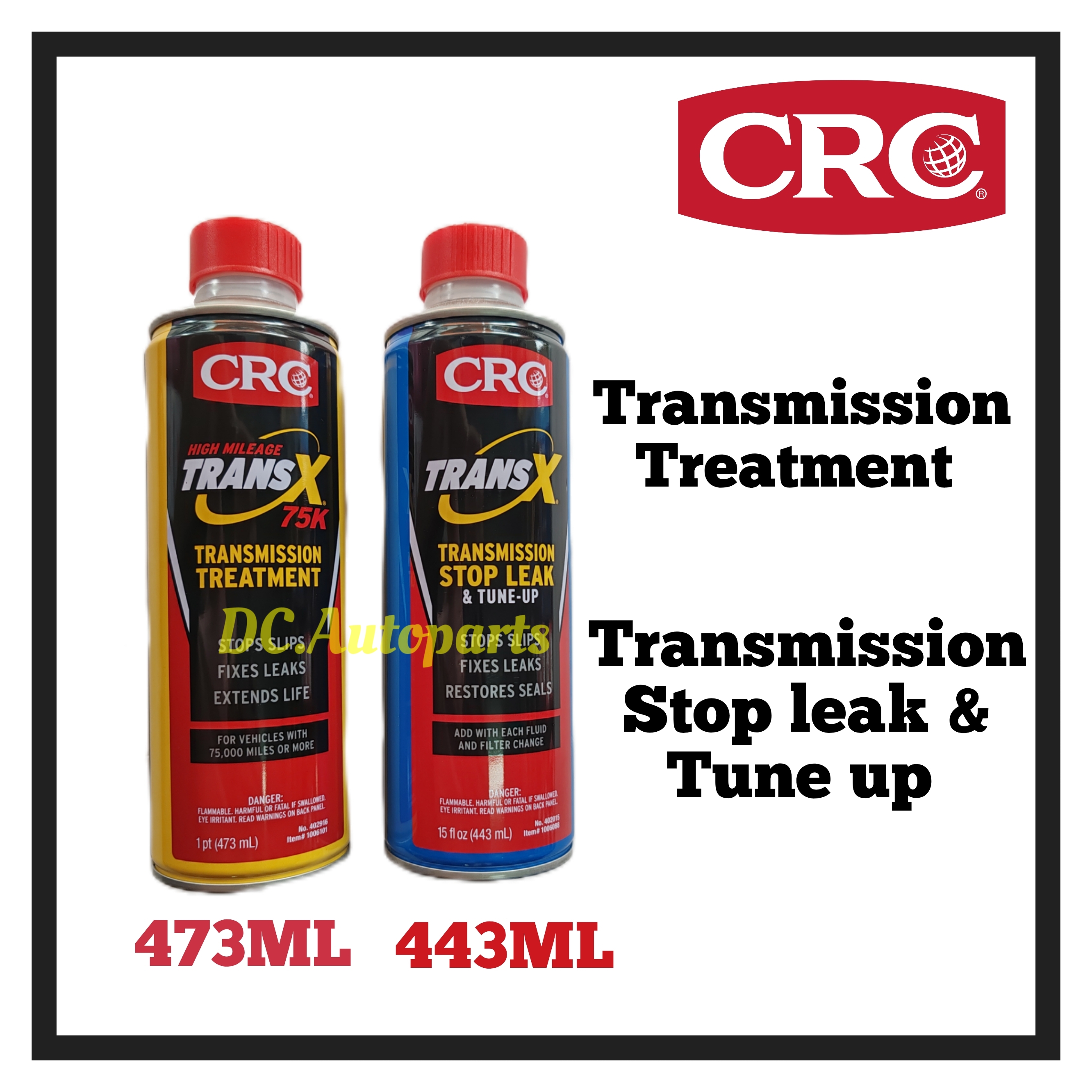 ORIGINAL CRC TRANS 75K HIGH MILEAGE ATF AUTO TRANSMISSION TREATMENT ...