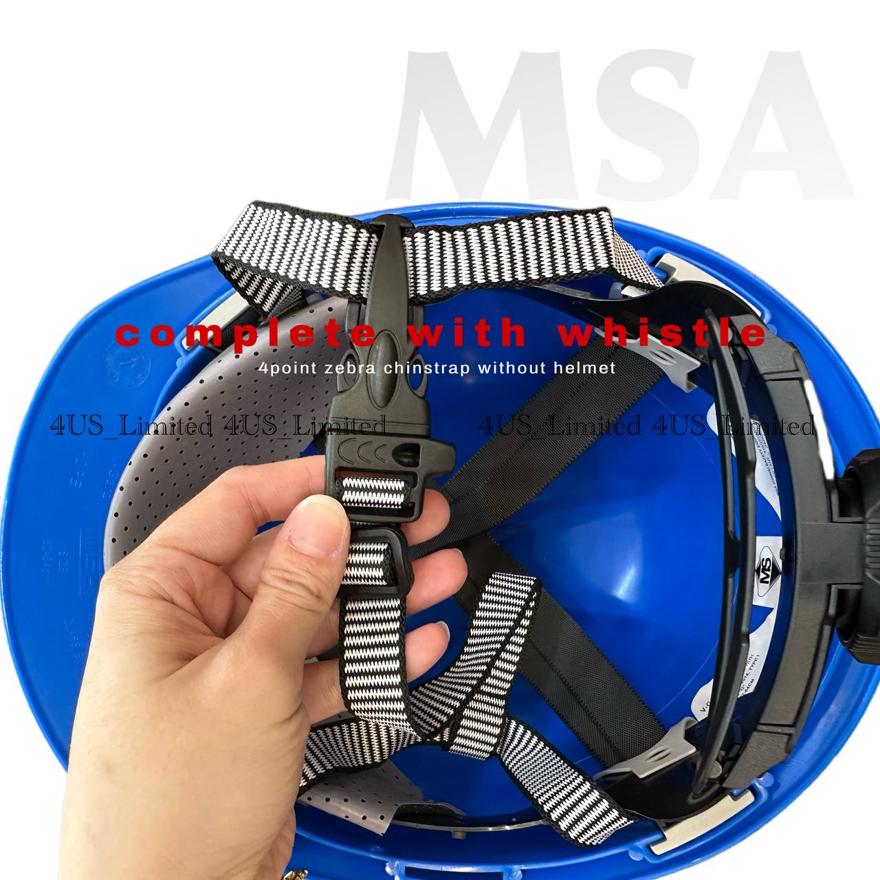 UNIVERSAL SAFETY HELMET 4 POINT CHIN STRAP | ZEBRA CHINSTRAP suitable ...