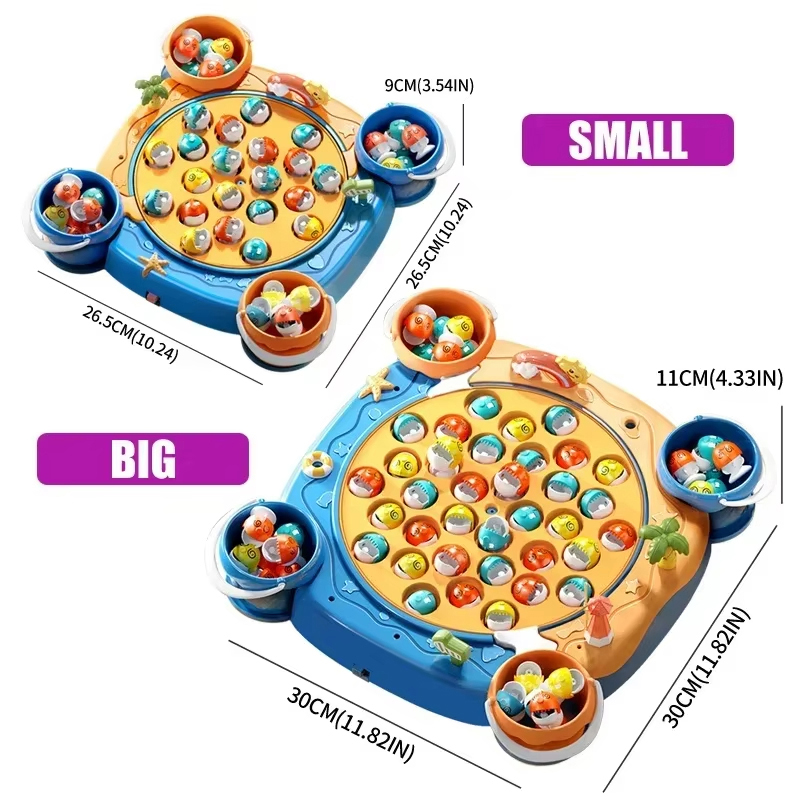 35Pcs Electric Magnetic Fishing Toys for Kids Educational Toys for ...