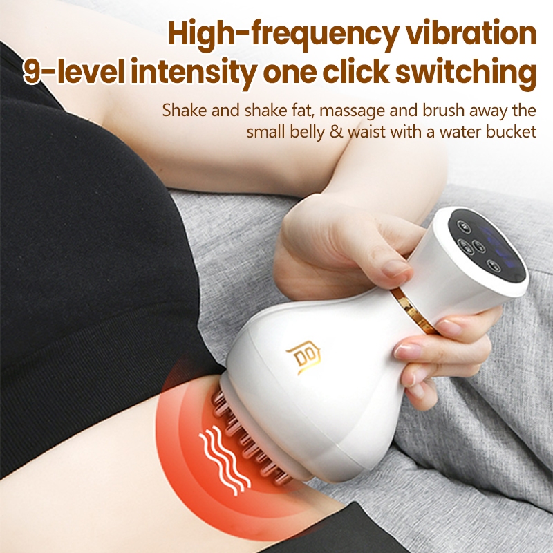 Electric Meridian Brush Vibrater Massage Heating 9-Speed Kneading ...