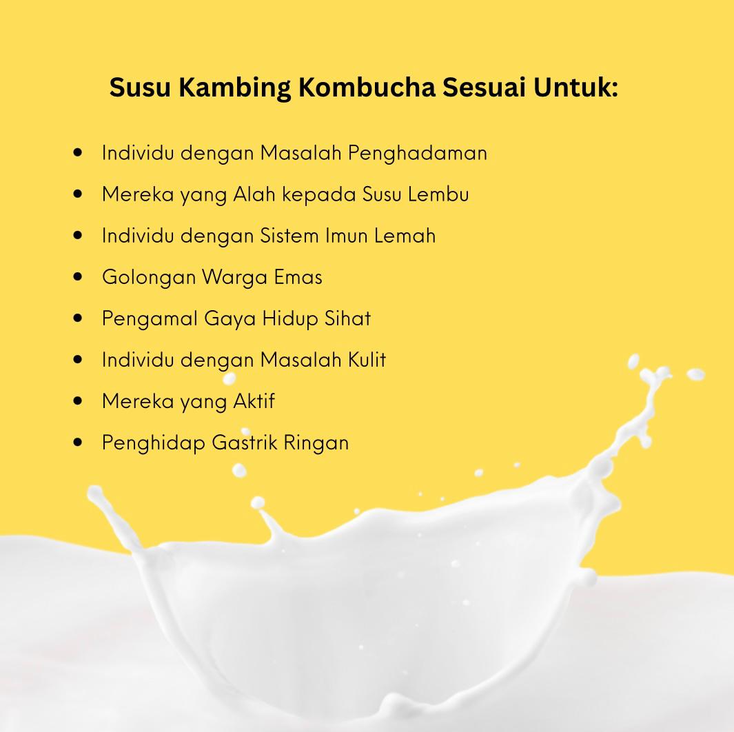Susu Kambing Kombucha Al Feyah – Susu Kambing Asli Probiotik Tanpa Gula untuk Usus & Gastrik ...
