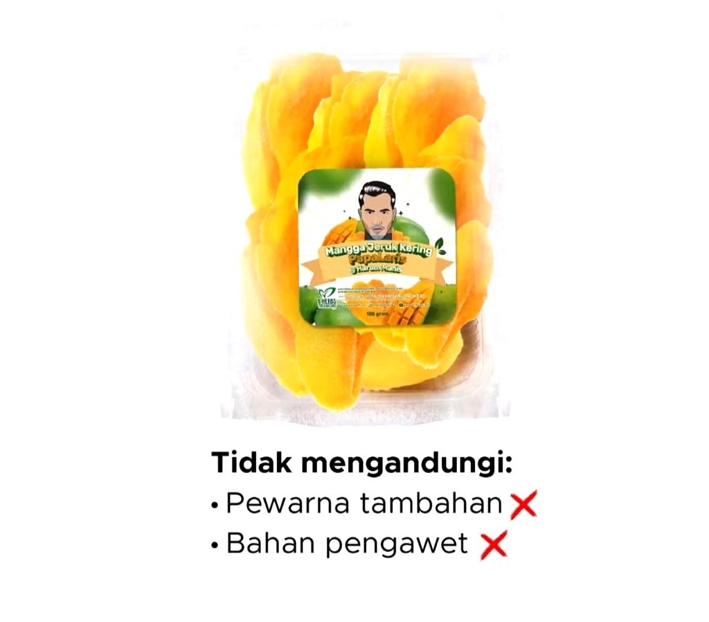 DHERBS COMBO 4 PACK 150g JERUK MANGGA PAPA LARIS + (FREE GIFT) BY ALIFF ...
