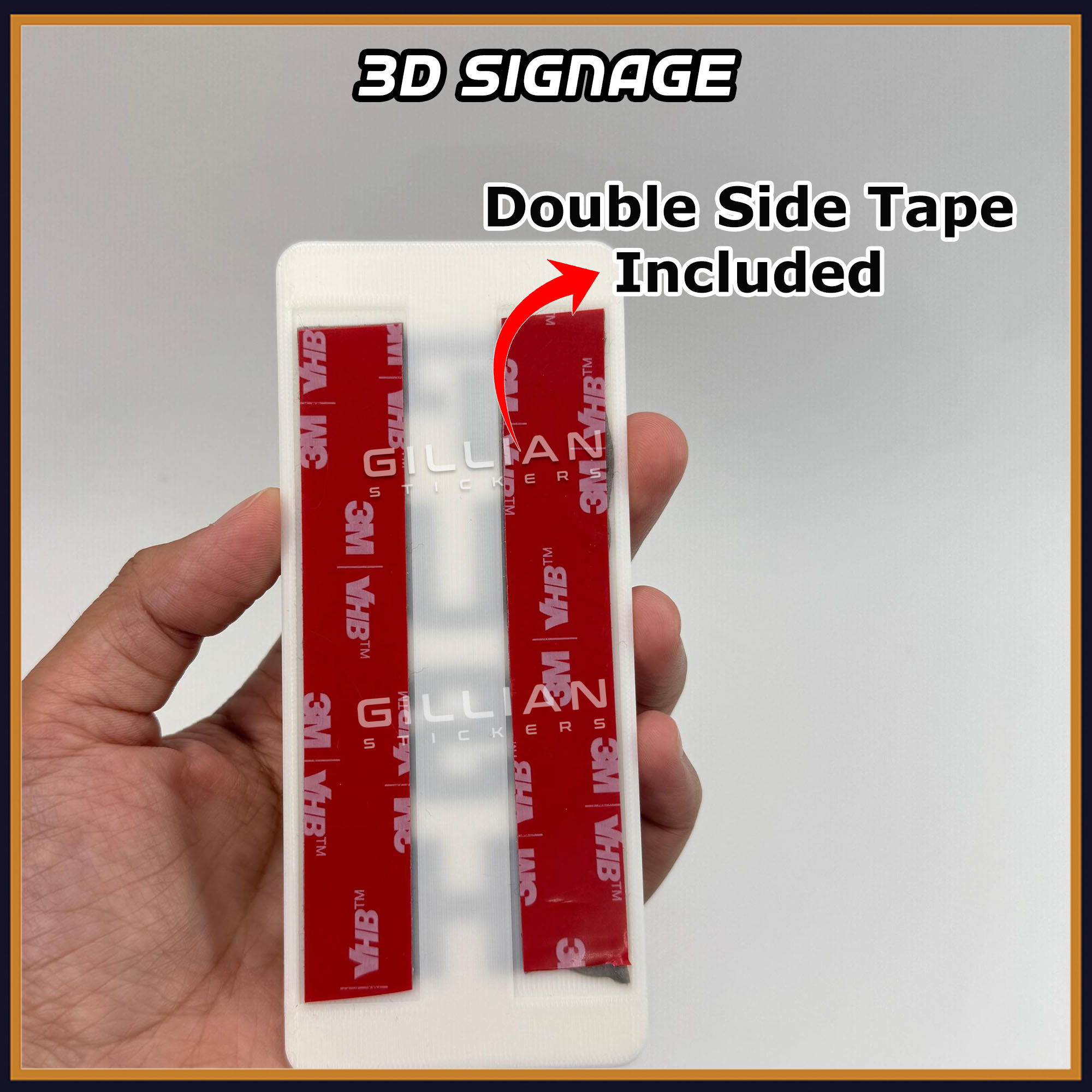 3D Signs Pull Push Designs for Office Cafe Restaurant Commercial ...