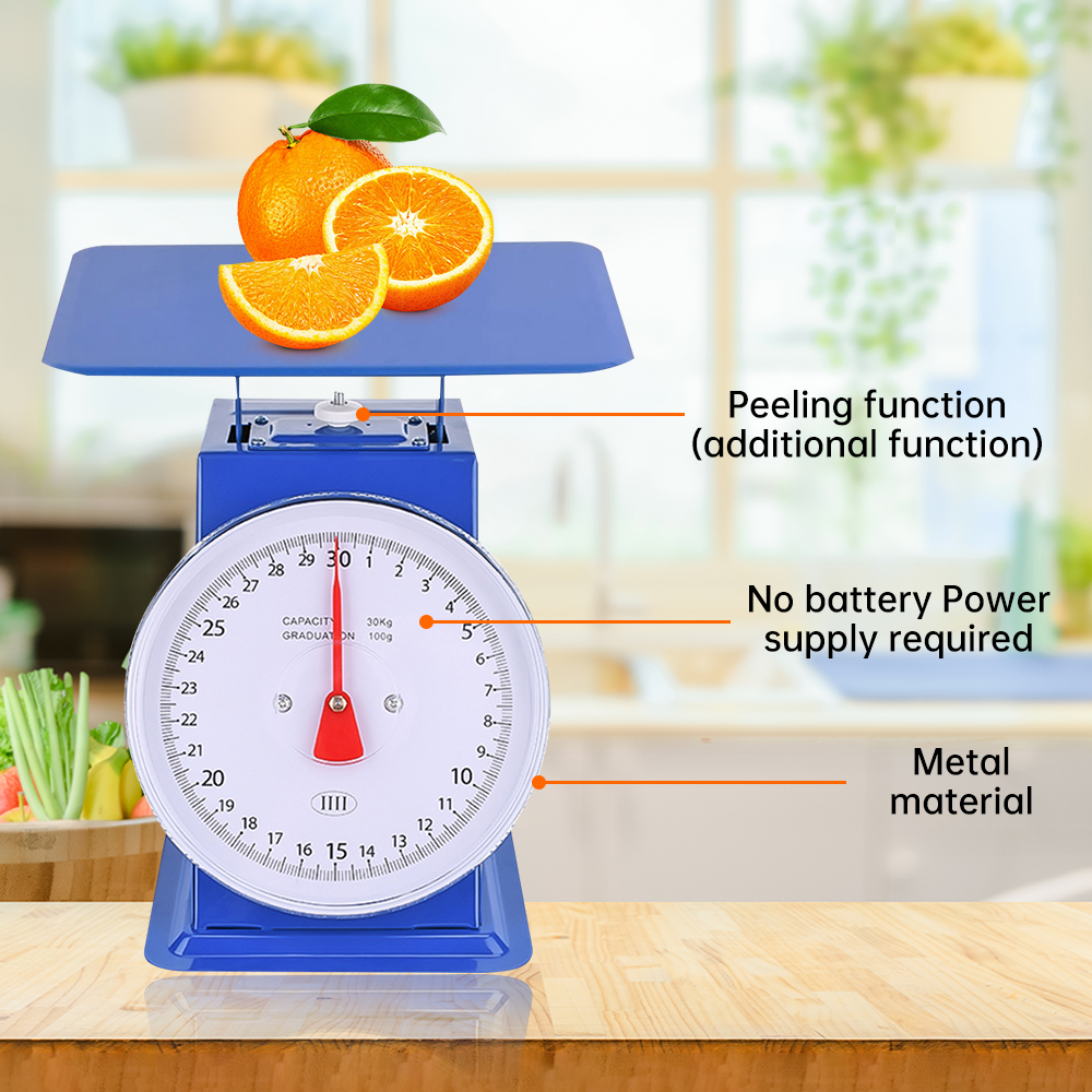 10 /30kg Penguin Spring Weight Scale Mechanical Balance Dial Flat Plate ...