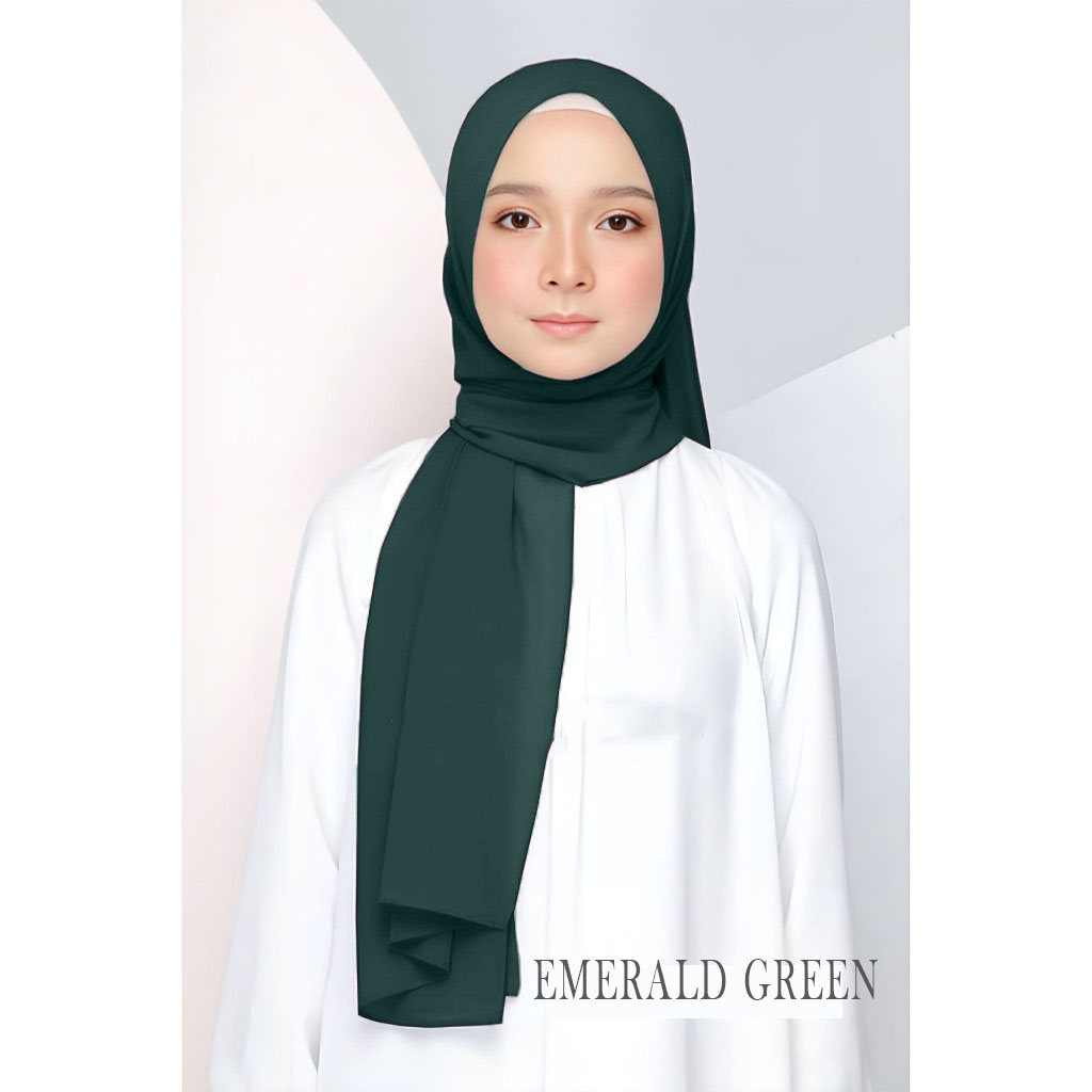 Shawl Heavy Chiffon || KEKNIS PLAIN || (HEAVY CHIFFON) || 2 Meter ...