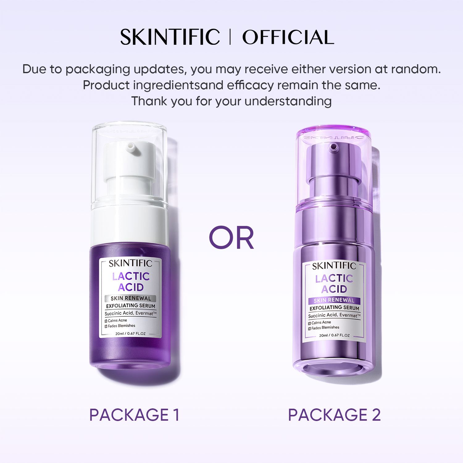 SKINTIFIC Lactic Acid Skin Renewal Exfoliating Serum muka Peeling ...