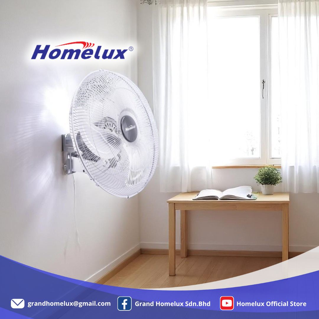 HOMELUX COMMERCIAL WALL FAN COMMERCIAL SERIES FAW-18 KIPAS DINDING ...