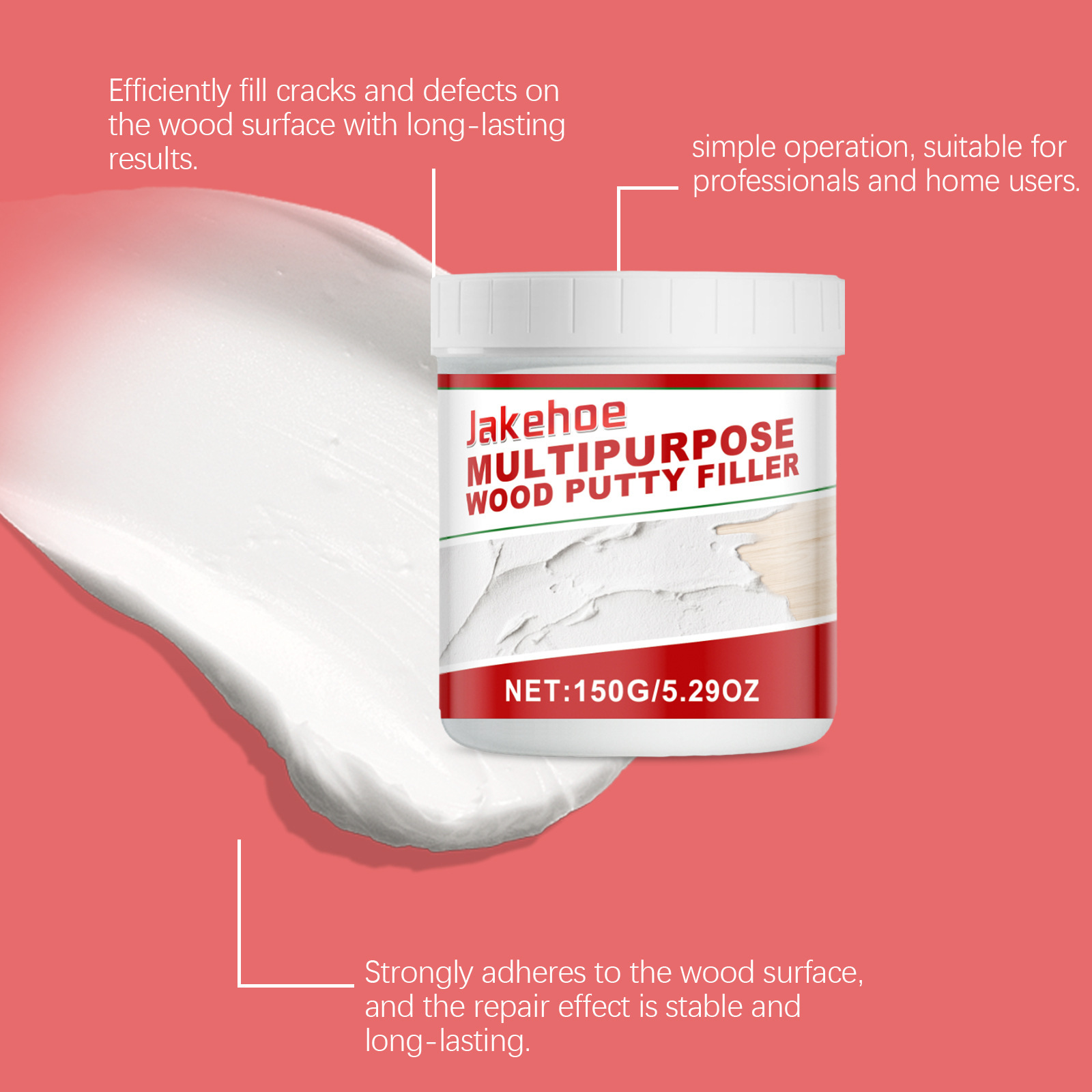 Wood filler Water Based Putty Pengisi Kayu Filler Putih Furniture ...