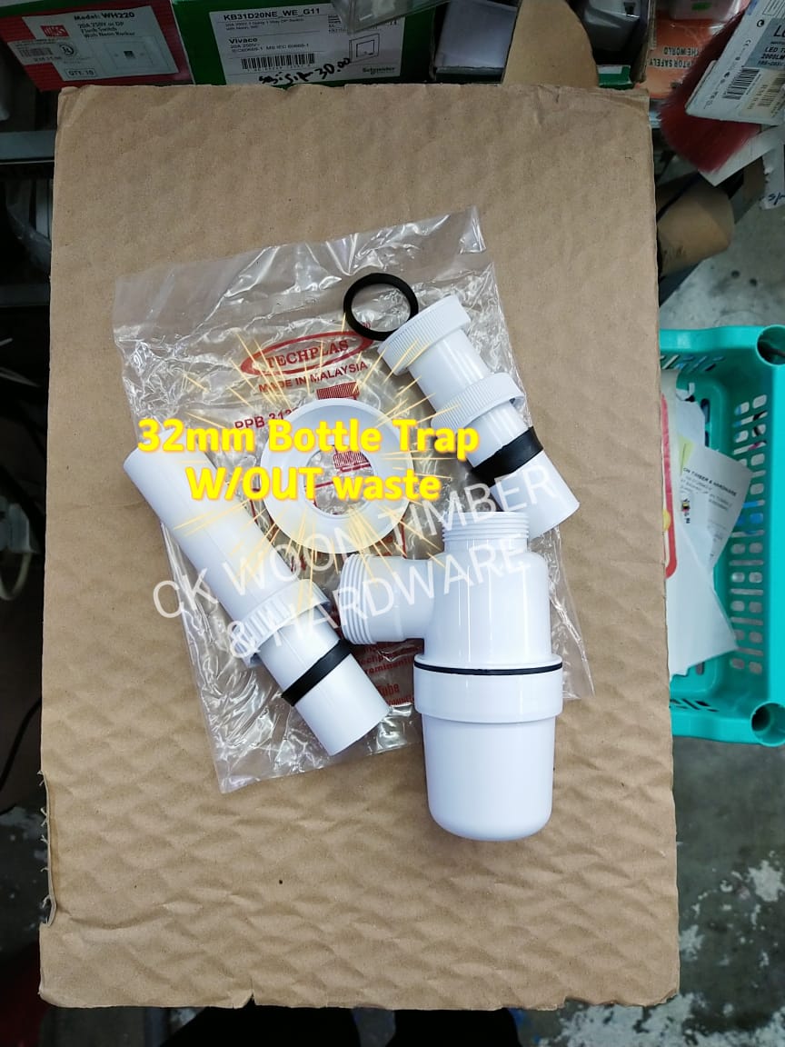 40MM / 32MM (without waste) BASIN BOTTLE TRAP / KITCHEN / BATHROOM SINK ...
