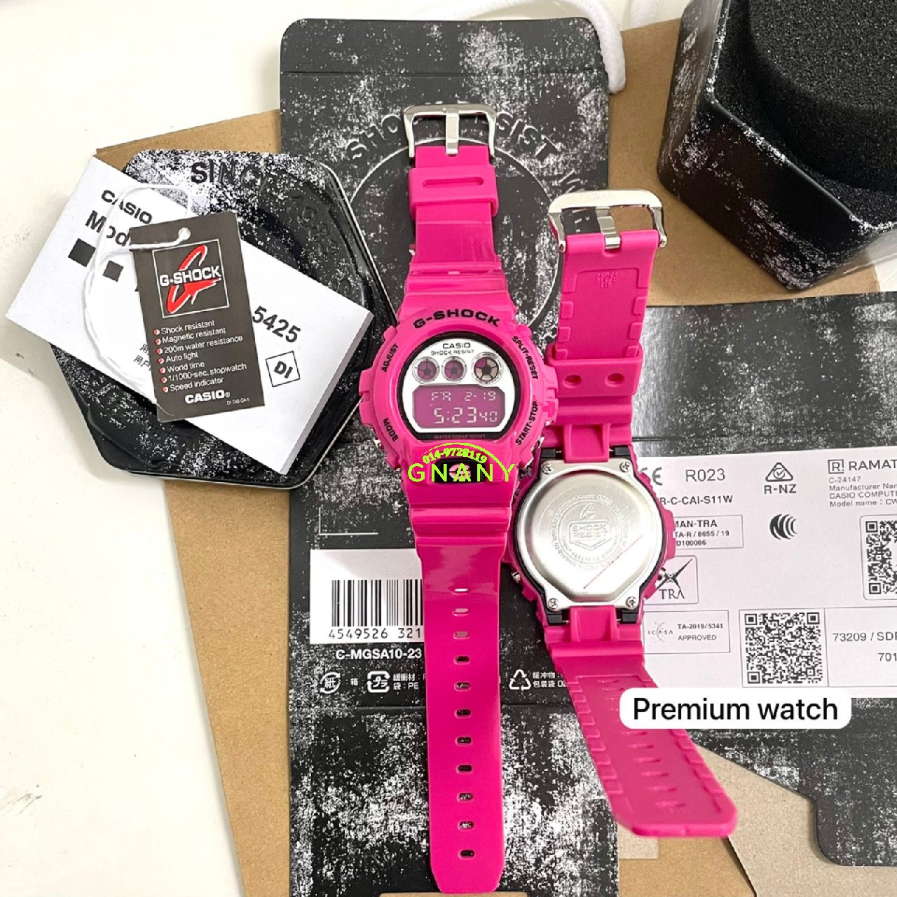 GSHOCK DW6900 PREMIUM V3 CRAZY COLOUR COMPLETE SET BOX TIN KOTAK MANUAL ...