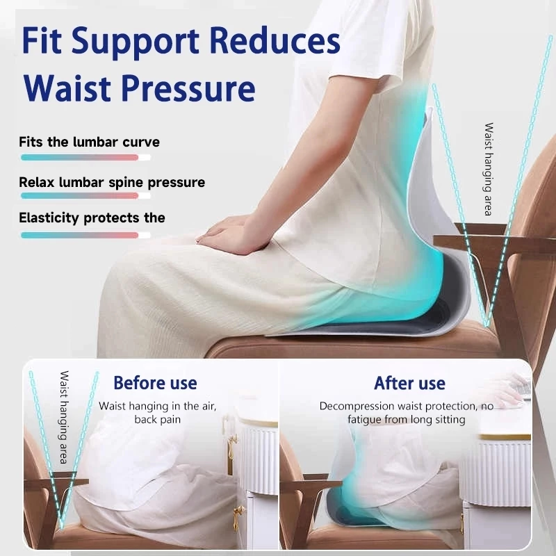 Waist support cushion Sitting Posture Upgrade Back support chai Prevent ...