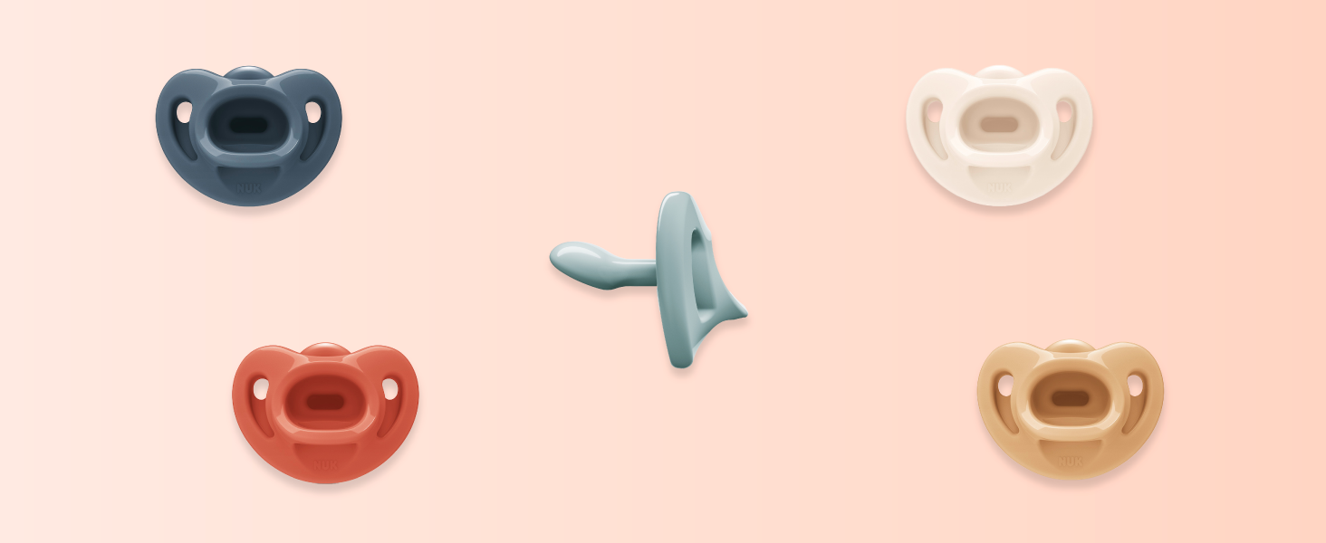 NUK Comfy Orthodontic Pacifiers TIMELESS / COMFY COLLECTION (LOOSE PACK ...