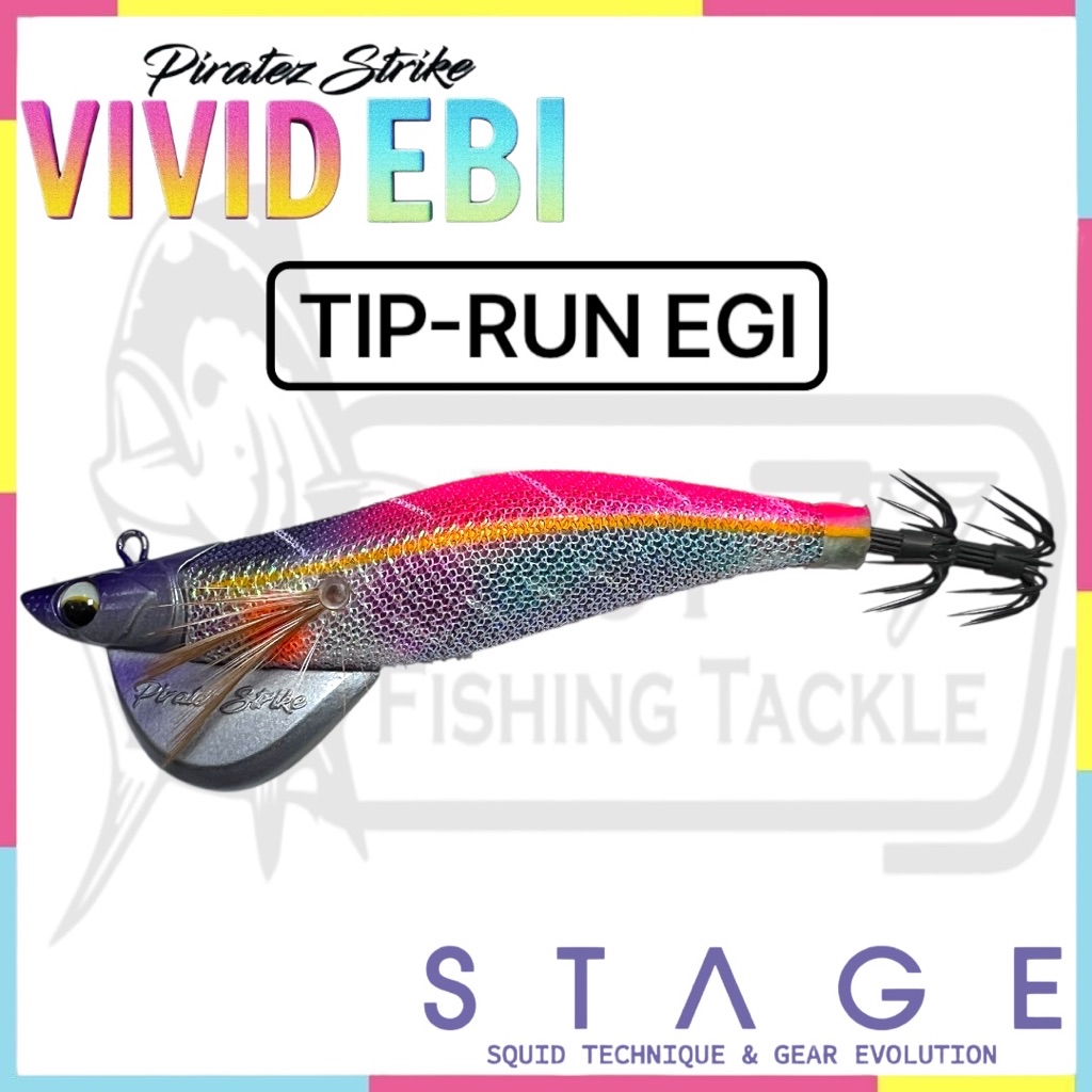 2025 PIRATEZ STRIKE STAGE VIVID EBI SQUID JIG SHORECAST TIP-RUN EGI CANDAT SOTONG BOAT EGING ...