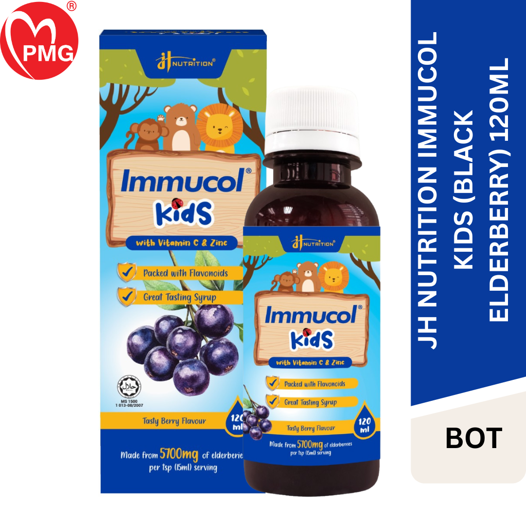 [JH NUTRITION] Immucol Kids (Black Elderberry) 120ml - good for ...
