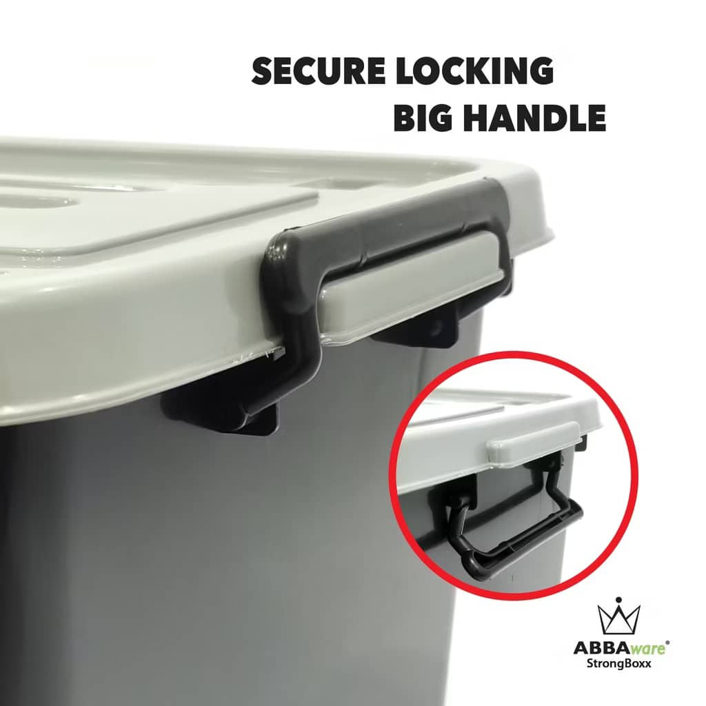 Abbaware 115L storage box with wheels | Shopee Malaysia