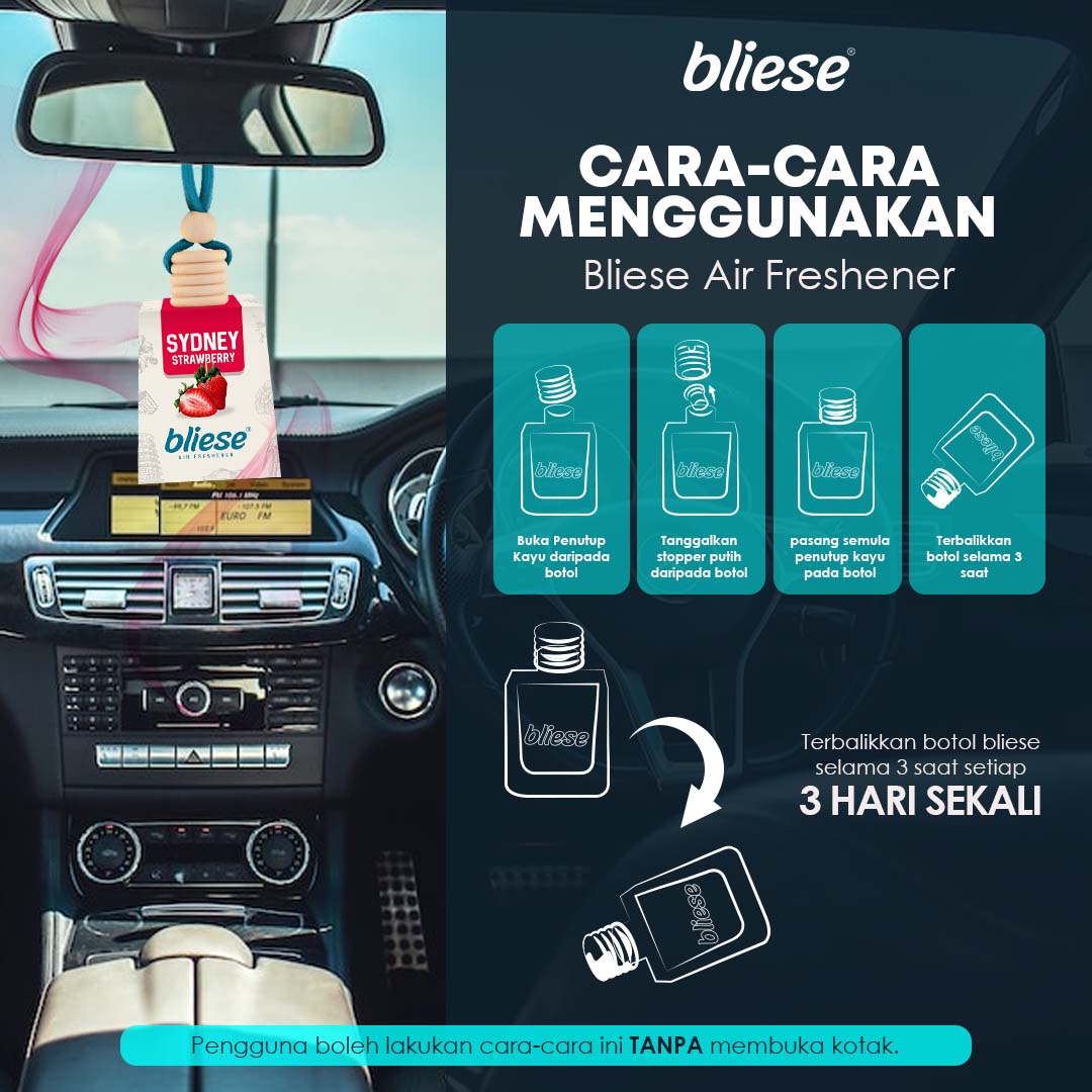 BLIESE Air Freshener Aromatherapy 9ml Room Fragrance Car Perfume ...