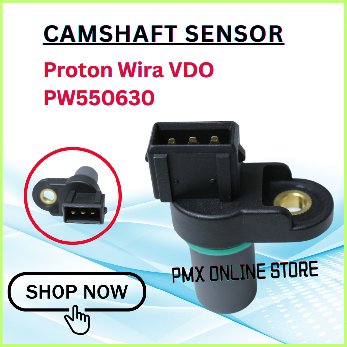 PROTON WIRA VDO CAMSHAFT SENSOR ( PW550630 ) (3 PIN) | Shopee Malaysia