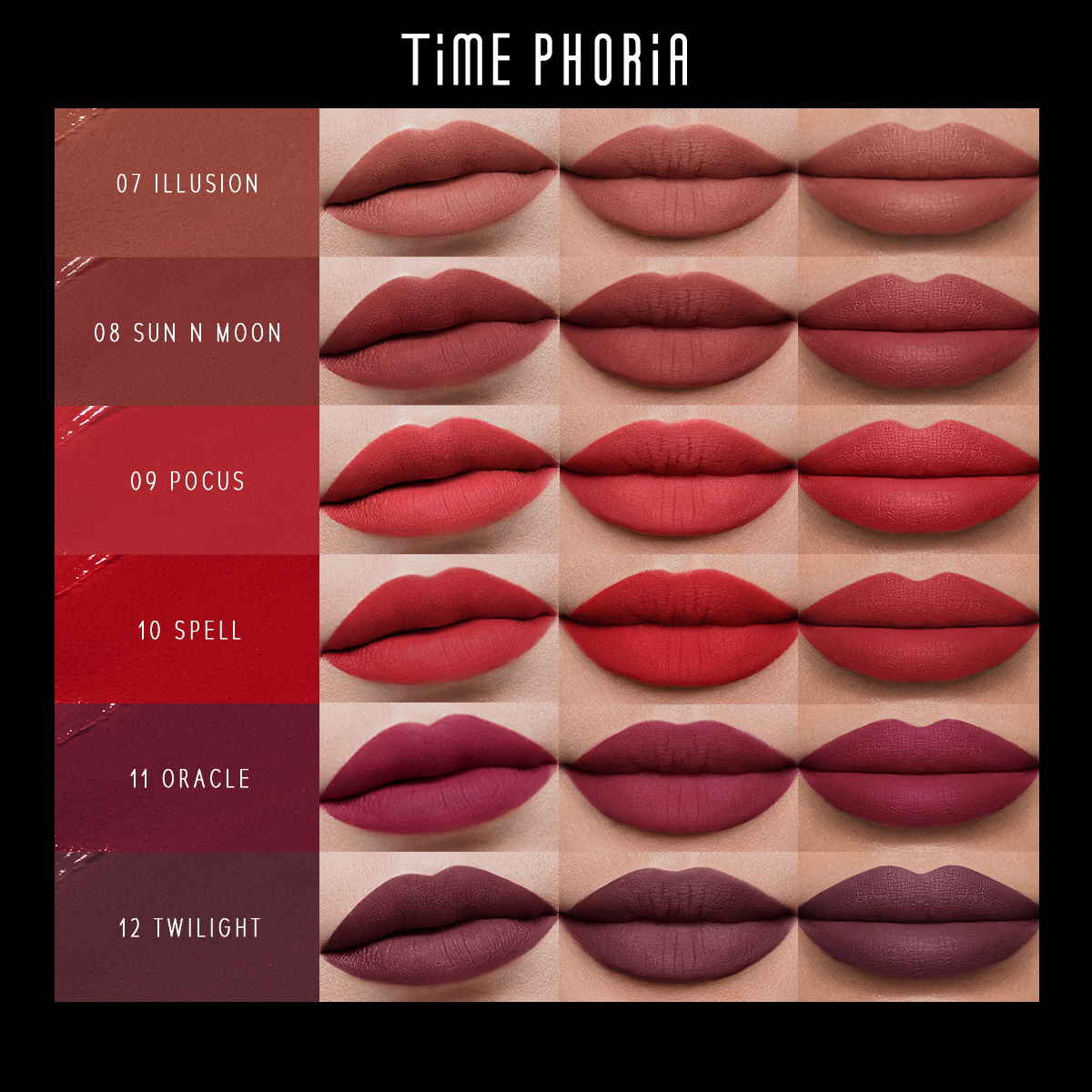 TIME PHORIA - Eternal Lip Matte Liptint Waterproof Tahan Lama Lipmatte ...