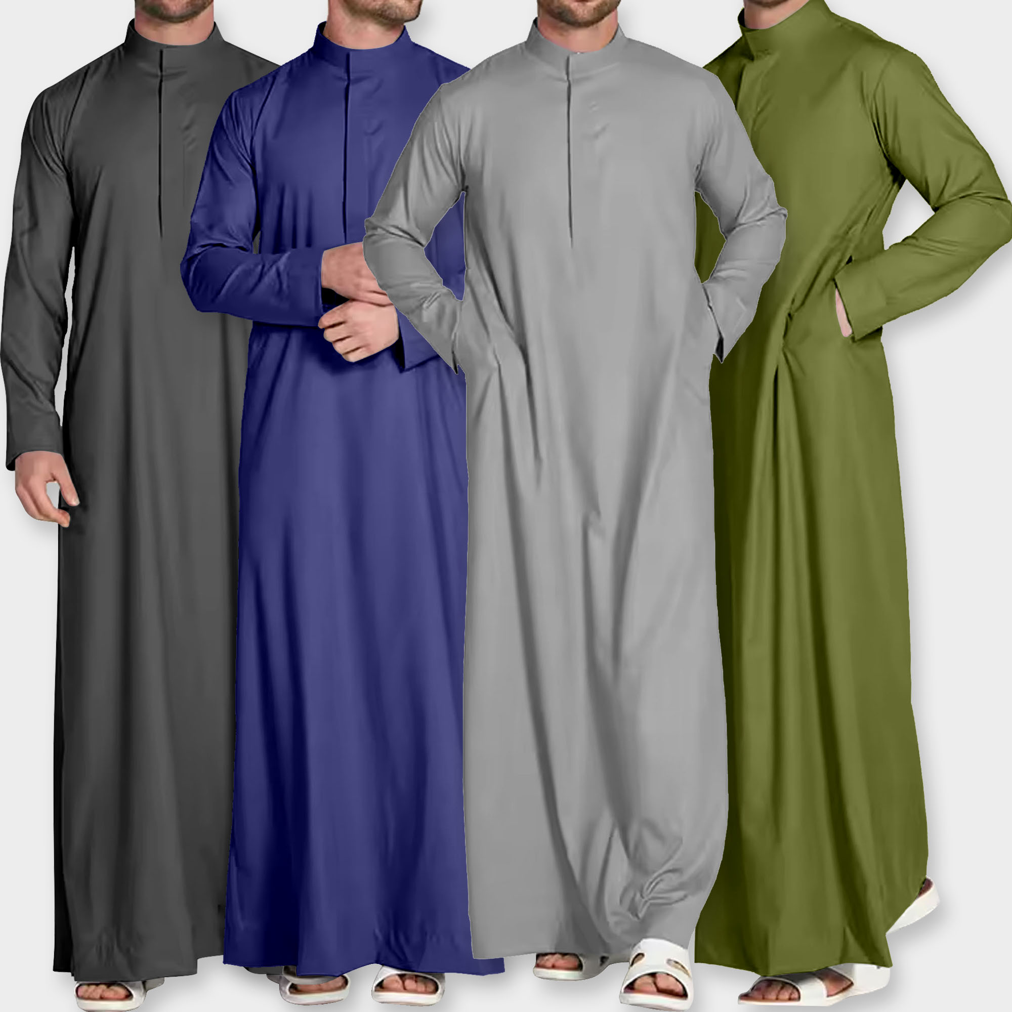 Exclusive Elegant Long Jubah Dress for Men’s / Jubah Lelaki Dewasa ...
