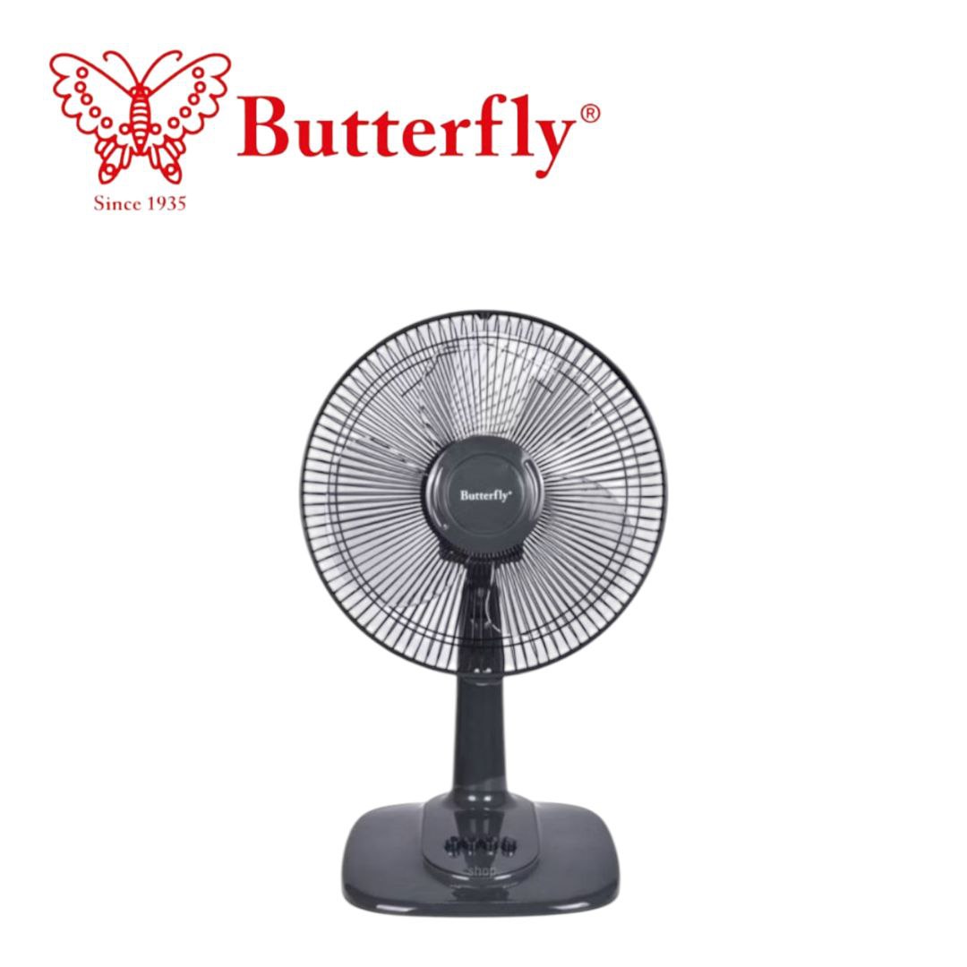 BUTTERFLY ELECTRIC COPPER MOTOR TABLE FAN 12" 50W BTF-1201 (READY STOCK ...