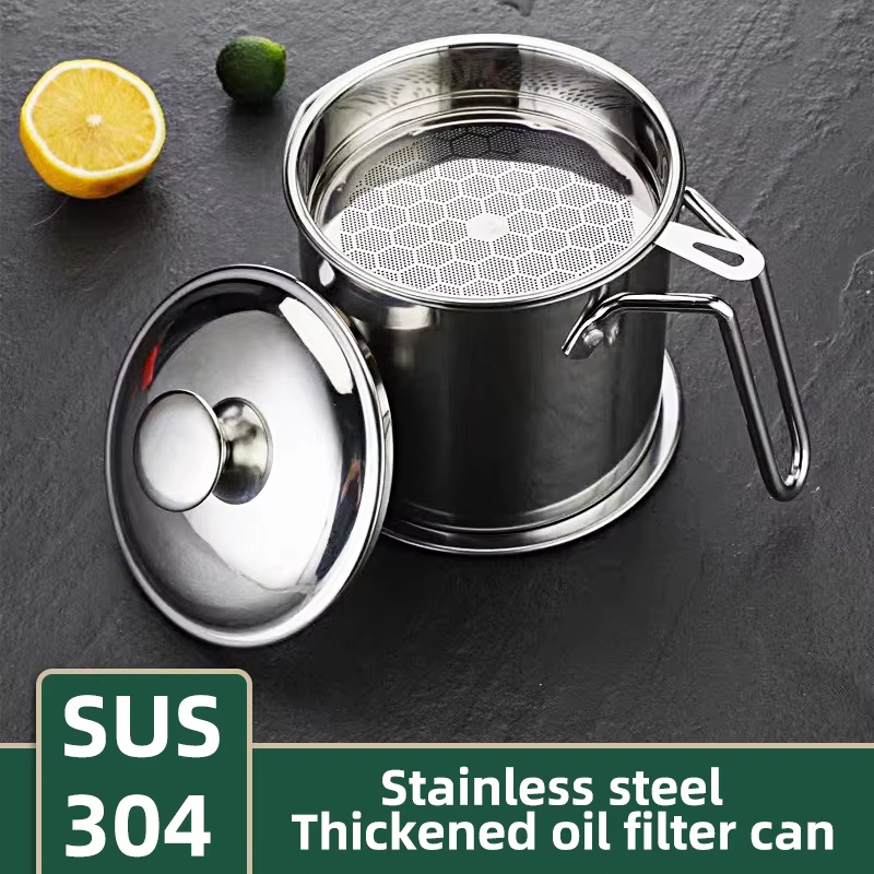Stainless Steel Oil Filter Pot Container Tank Filter Residue Filter Oil ...