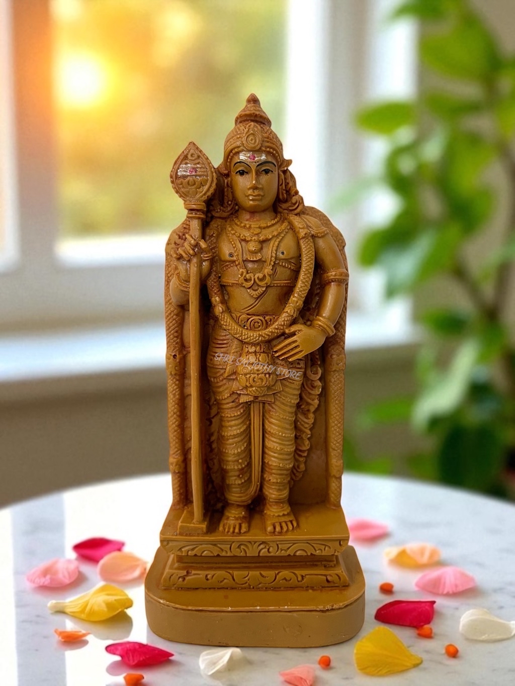 Lord Murugan Hindu God Statue with Vel Spear | Shopee Malaysia