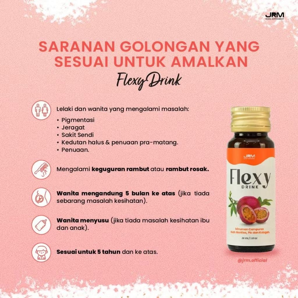 JRM Flexy Drink Minuman Campuran 30ml by Bonda Rozita | Shopee Malaysia