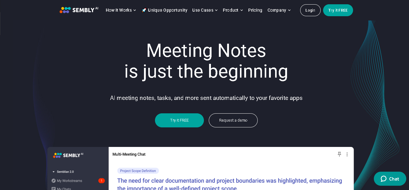 Sembly AI Professional Smart Meeting Assistant with AI Transcription, Summaries, Action Items ...