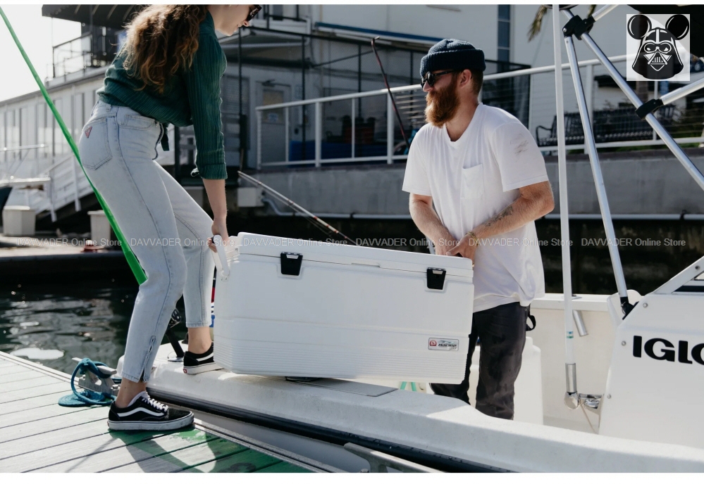 IGLOO Marine Ultra 94 - 88L Hard Cooler Insulated Container Chest Box ...