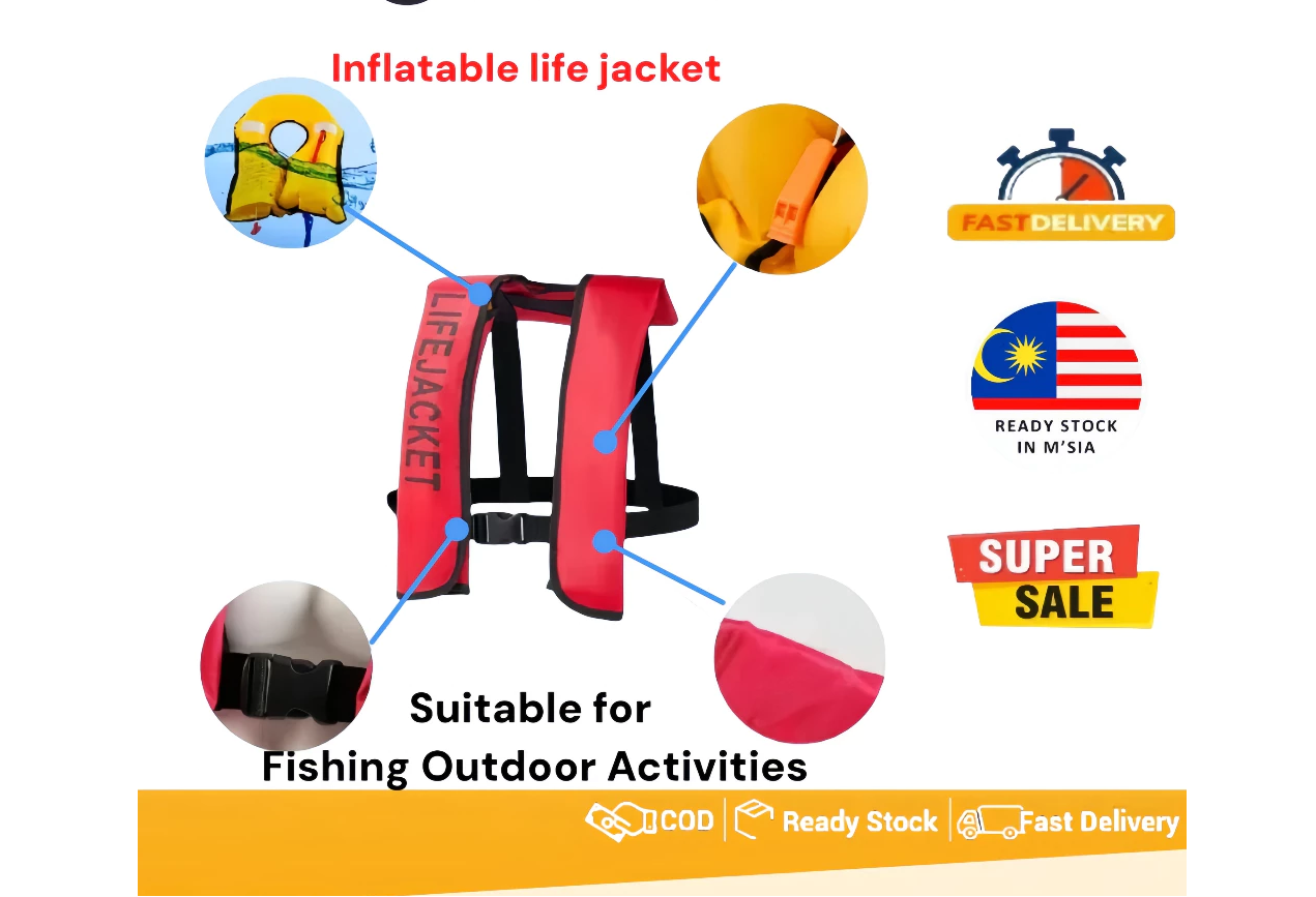 Automatic inflatable life jacket professional portable adult life ...