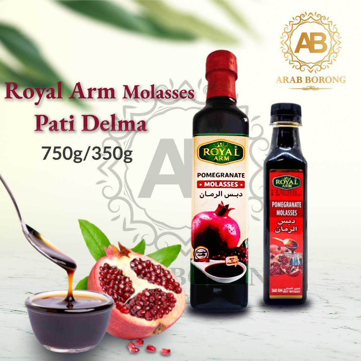 Pati Delima | Pomogranate Molasses | royal Arm | 340 | 700g | Shopee ...