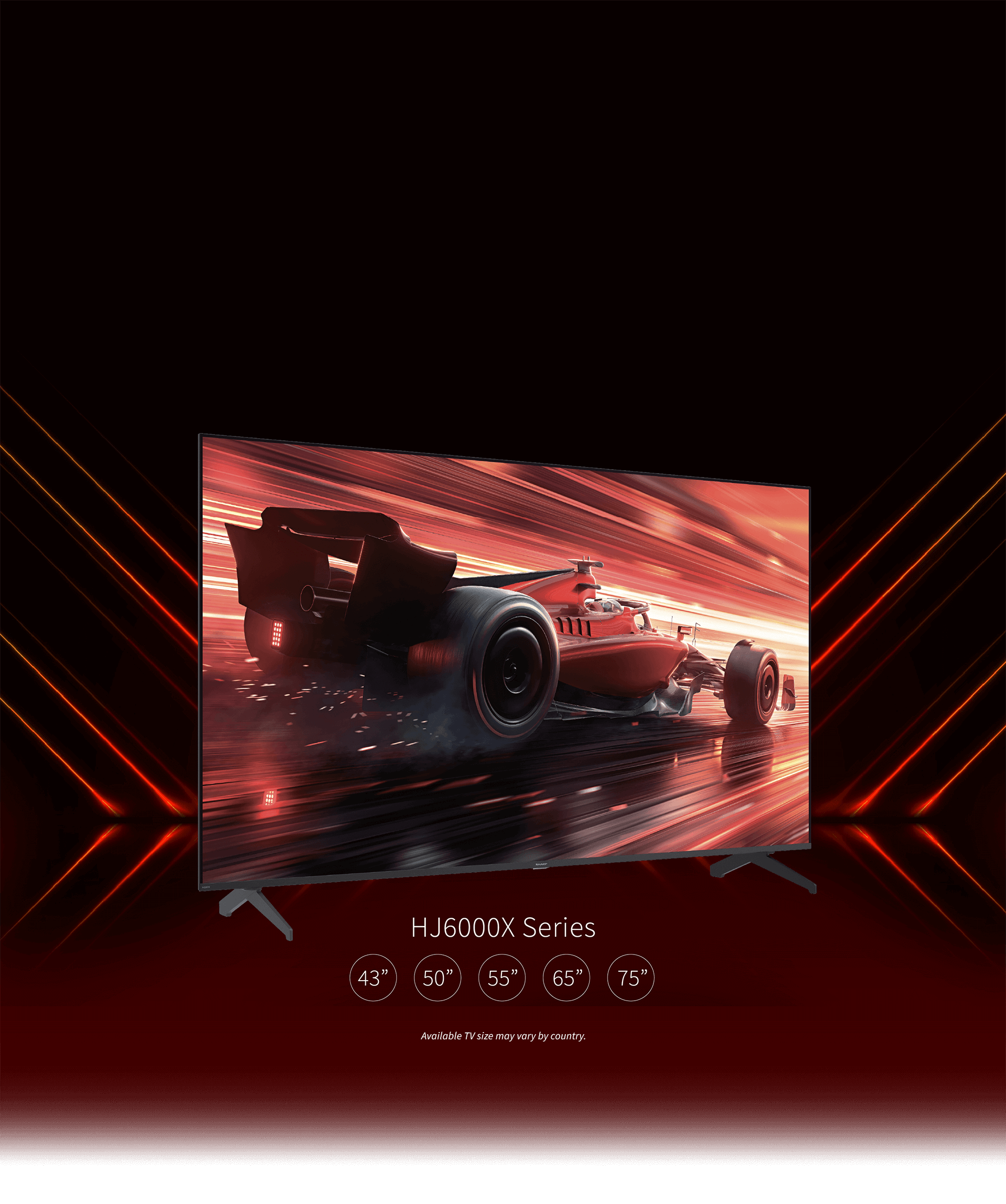 SHARP AQUOS 50 / 55 / 65 / 75 Inch 4K UHD GOOGLE TV 4TC50HJ6000X ...