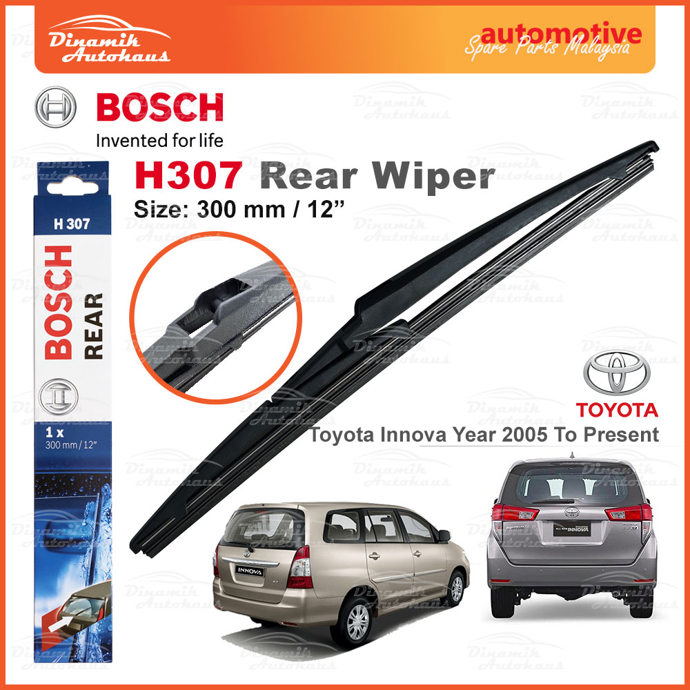 Toyota Innova Automobile Car Windshield Rear Wiper Belakang Size 12" (1 ...
