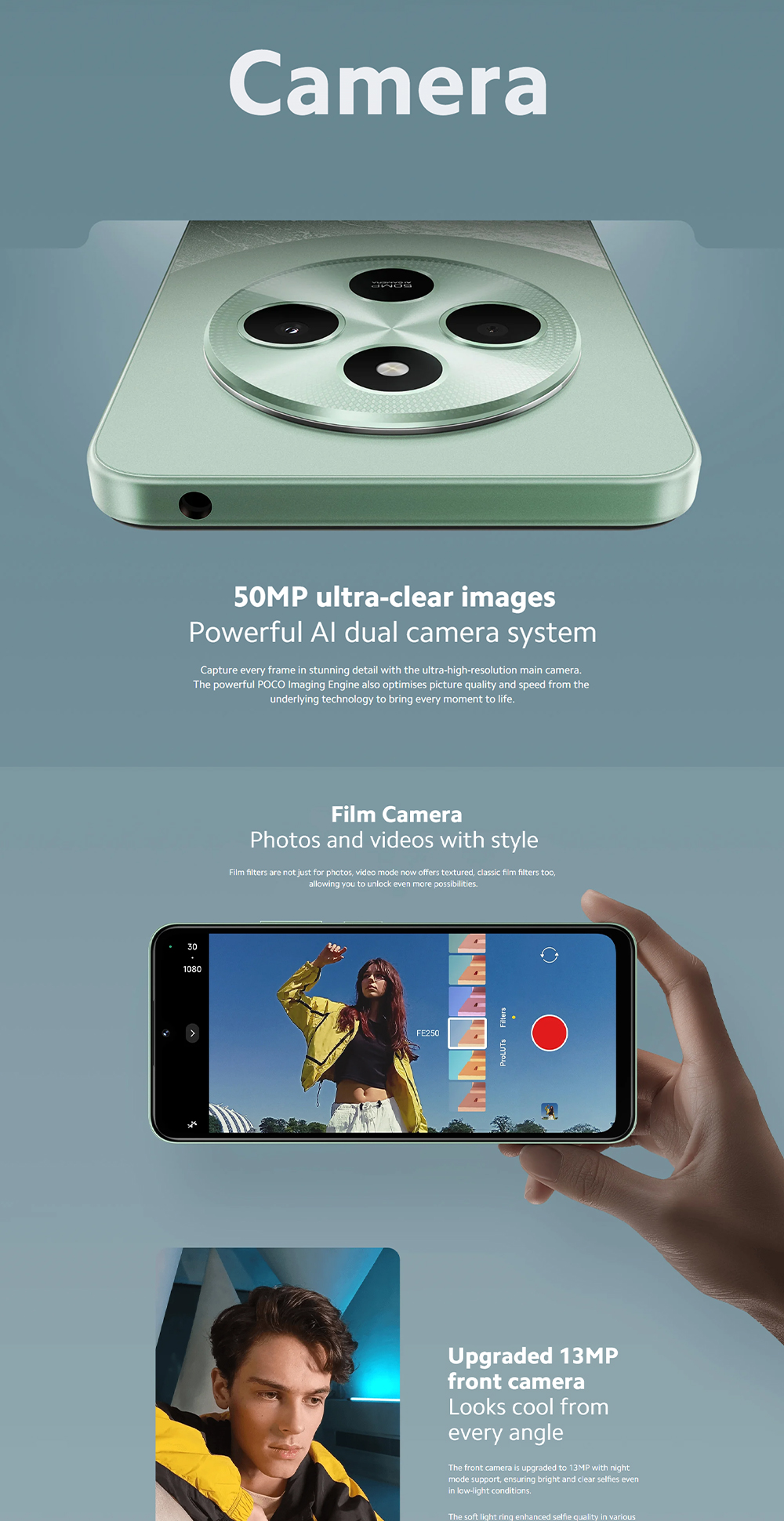 POCO C75 5G Smartphone 8GB+256GB | 108MP AI Camera | 6.88" FHD+ 120Hz ...