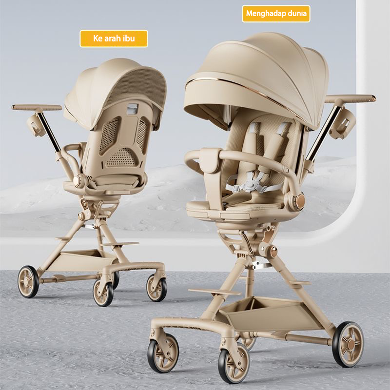 Stroller baby two-way reclining lightweight folding stroller magic ...