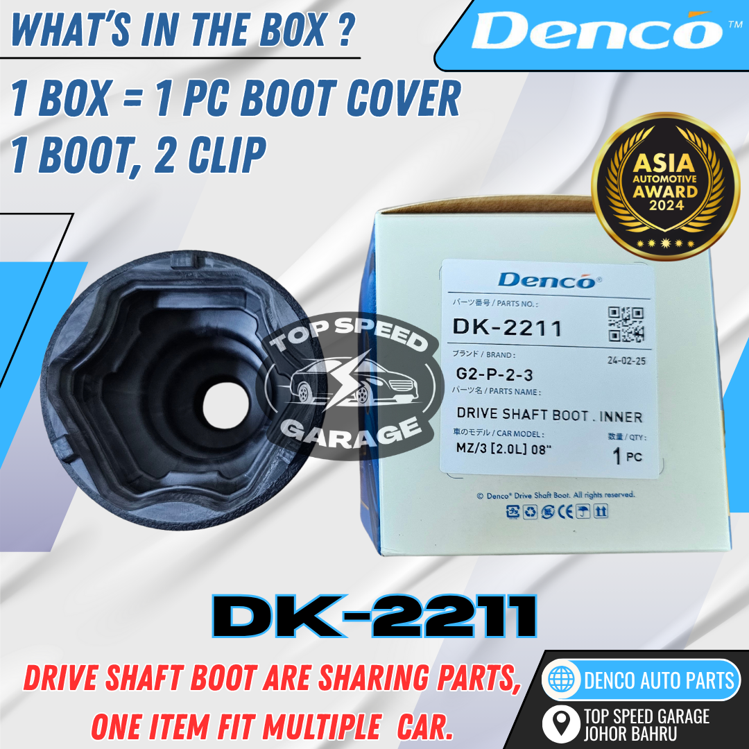 DENCO Drive Shaft Boot Cover Inner Outer - Mazda 6 GH /GJ / GL | Shopee ...