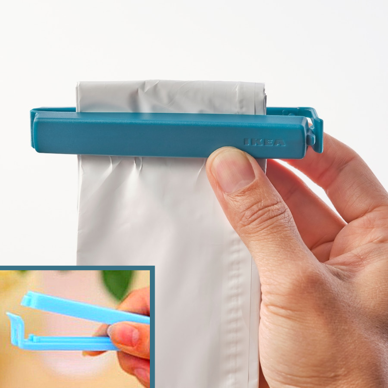 IKEA BEVARA Sealing Clip - Klip Pengedap Reusable Plastic Bag Clip Food ...