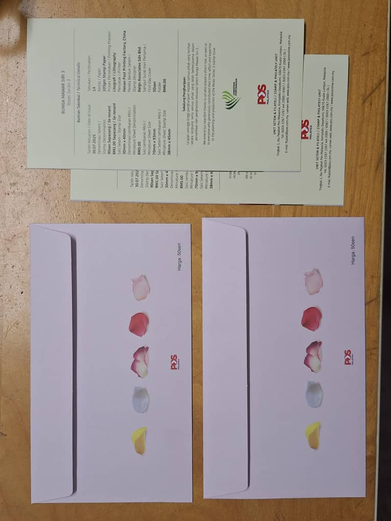 Malaysia 2025 Bunga Mawar Siri 3 Roses Series 3 4v Setem Stamp & MS ...