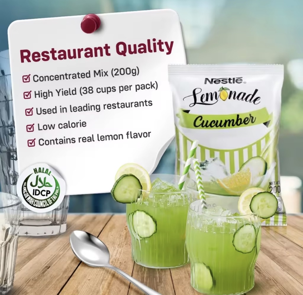 Nestle Cucumber Lemonade 140g x 12 packs | Shopee Malaysia