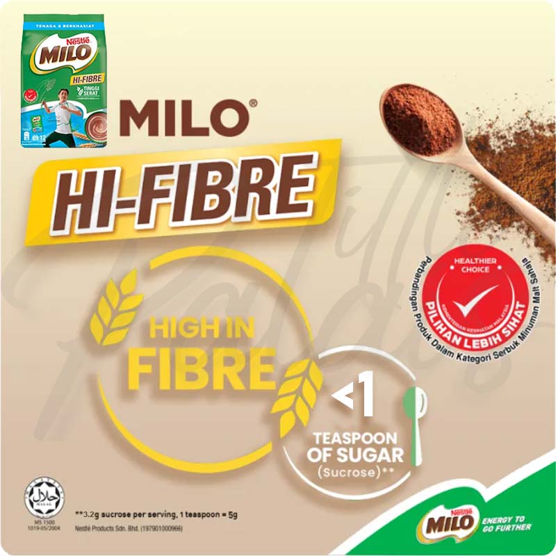 NESTLE Milo 3in1 Activ-Go Original Sticks Hi-Fibre Cereal Sachet ...
