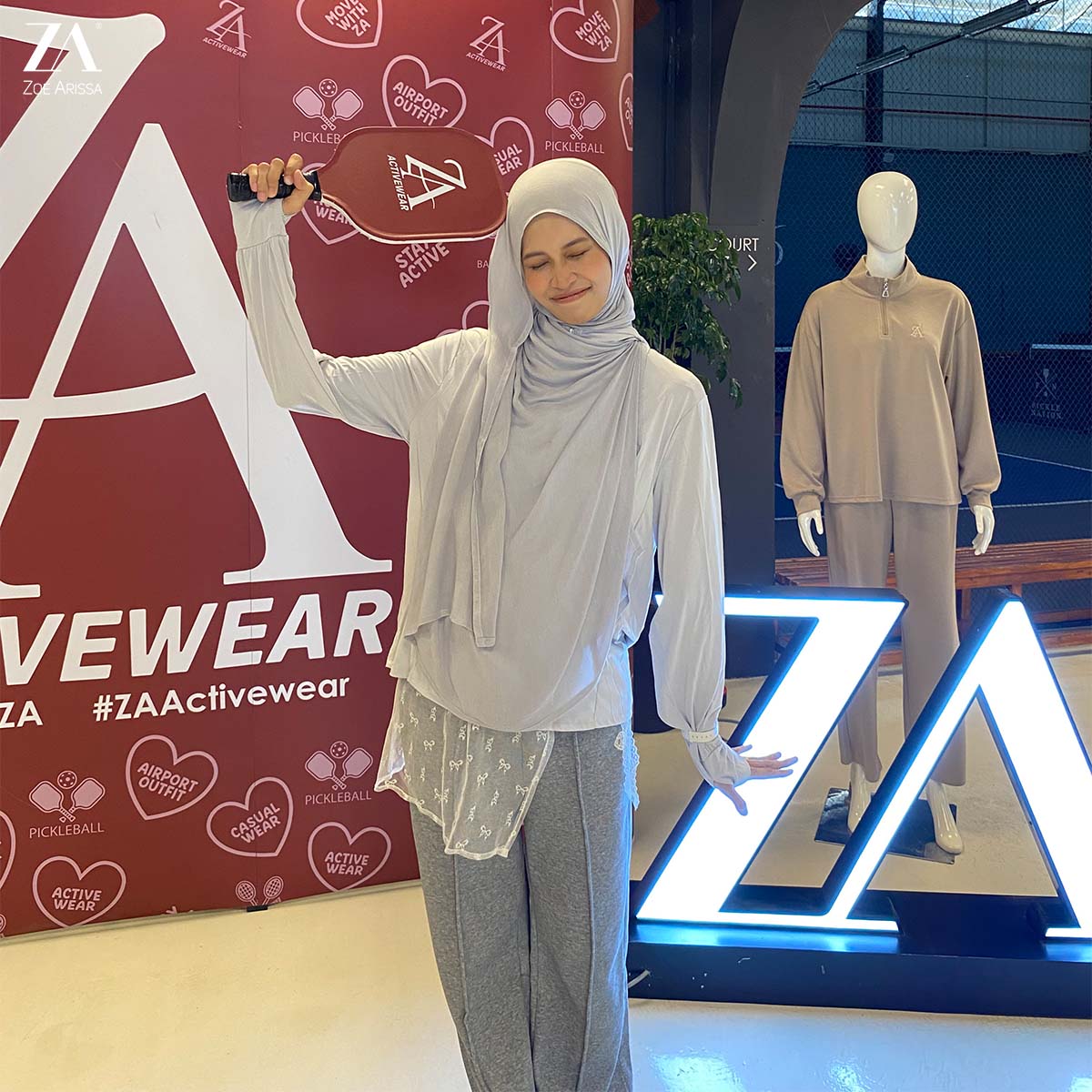 ZOE ARISAH Jerena Roscoe Sweat Pants Seluar Scuba Premium Sukan Raynor ...