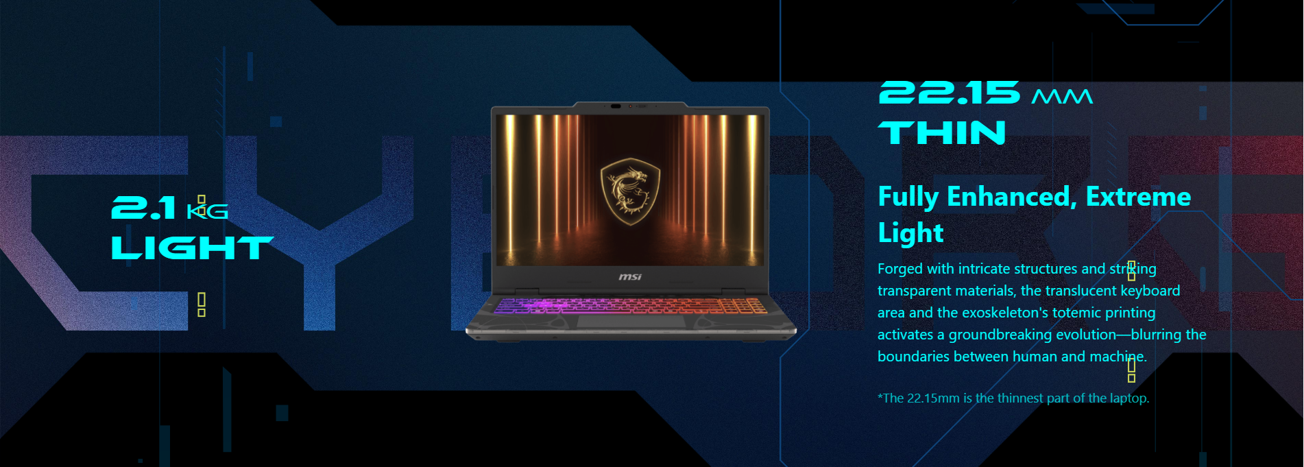MSI Cyborg A15 AI B2HWFKG-082MY (Ryzen 7 260/16GB/512GB SSD/15.6' FHD ...