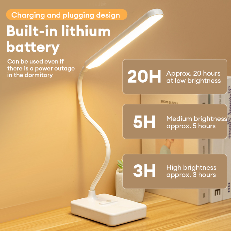 Table Lamp meja study Desk lamp study table light Recharge Reading ...