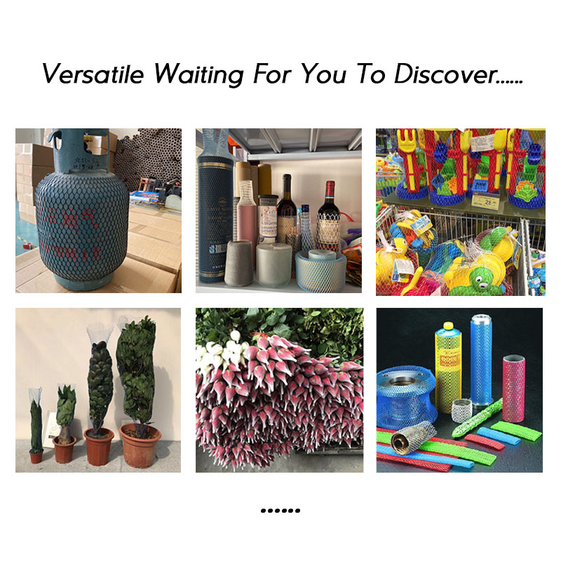 100PCS Poly Netting Fruit Net Plastic Nylon Packaging Woven Mesh Bag ...