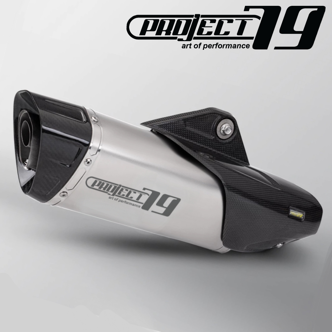 Project79 Exhaust CF Moto 450MT Slip On Stainless Steel QPM41SV Muffler ...