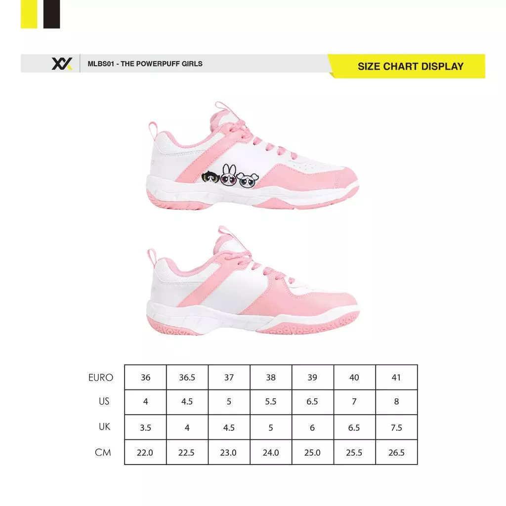 Maxx Powerpuff Girl Badminton Shoe ( MLBS01 ) Original 100% | Shopee ...