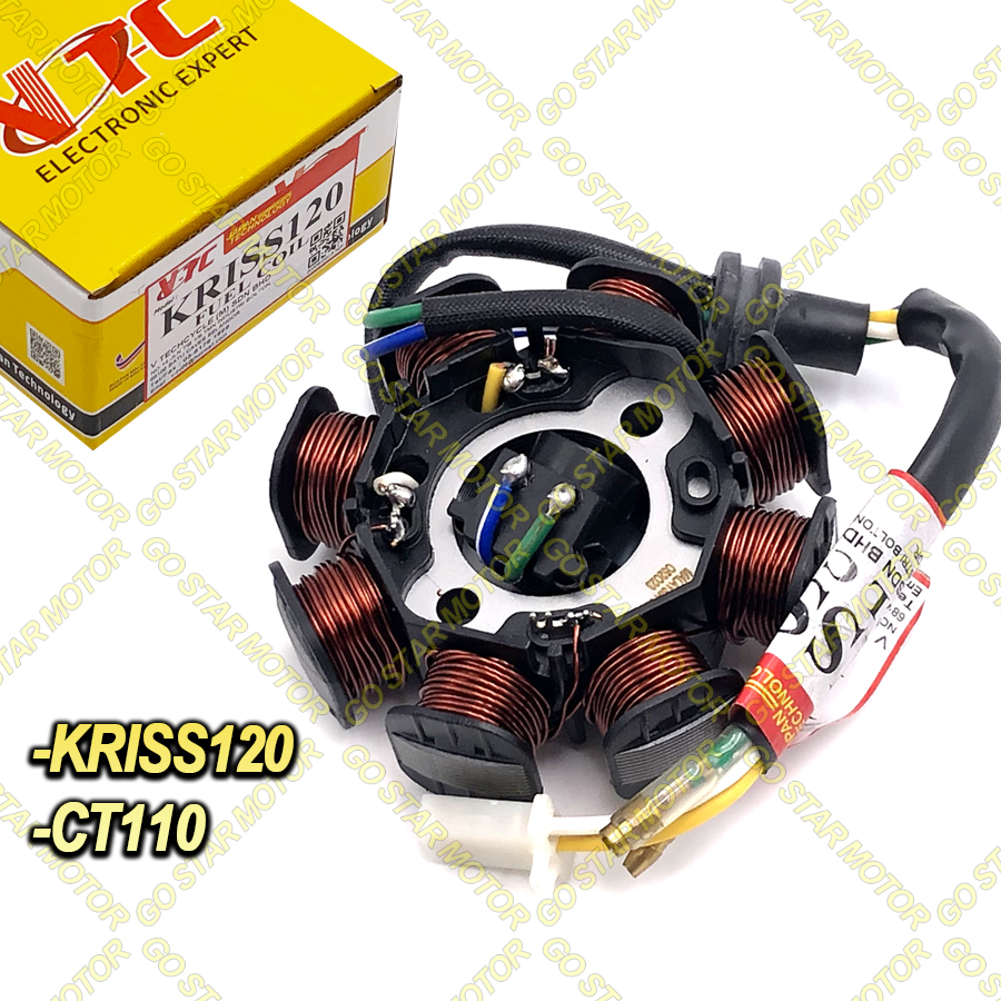 MODENAS KRISS120 KRISS 120 / CT110 CT 110 STARTER COIL COMP FUEL COIL ...