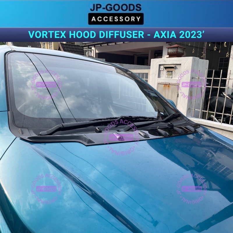 Perodua Axia D74A 2023 Vortex Front Hood Diffuser Bonnet Guard Garnish ...